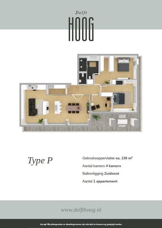 Appartement te huur Poptahof-Zuid, Martinus Nijhofflaan in Delft voor € ...