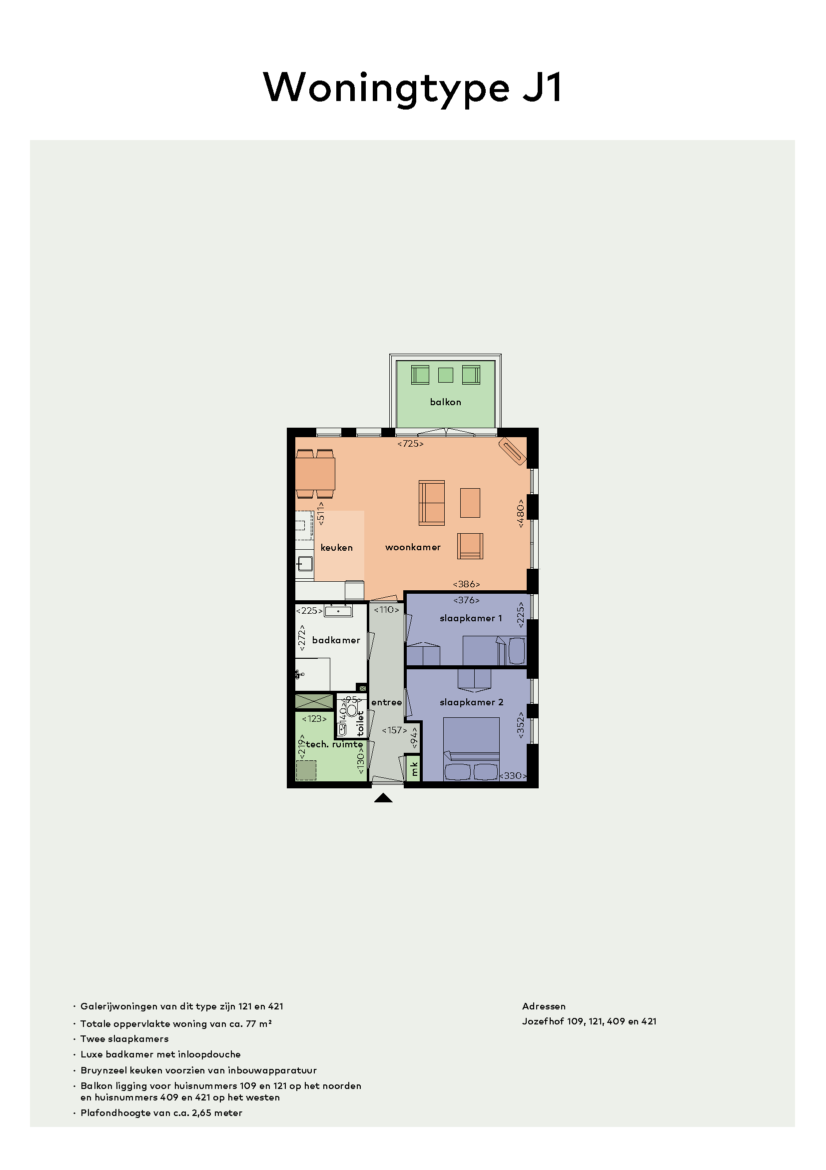 Appartement te huur Jozefhof 409 in Gouda voor € 1.340